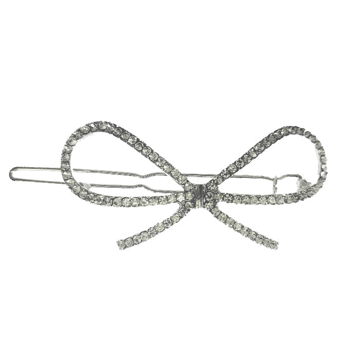 Kiki And Chloe Crystal Bow Hair Clip Euro Bijoux Ltd