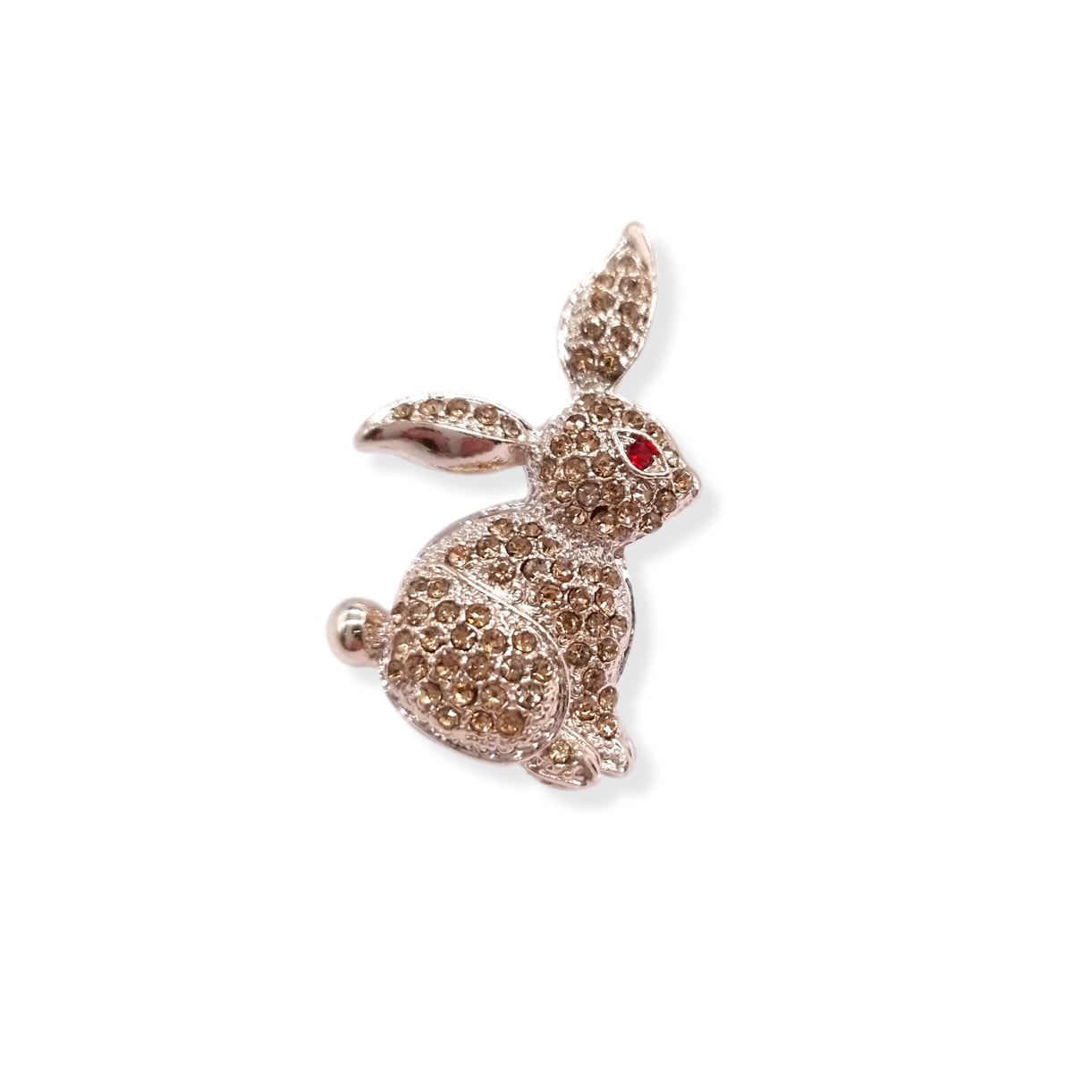 Kiki & Chloe Golden Bunny Rhinestone Brooch - Eurobijoux | Euro Bijoux Ltd